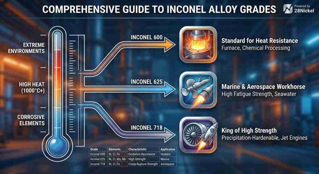 Comprehensive Guide to Inconel Alloy Grades - 28Nickel